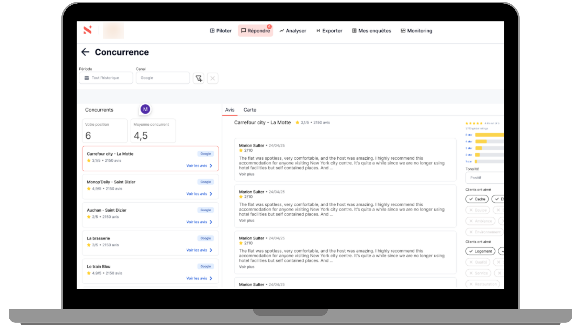 Competitor analysis – Help center
